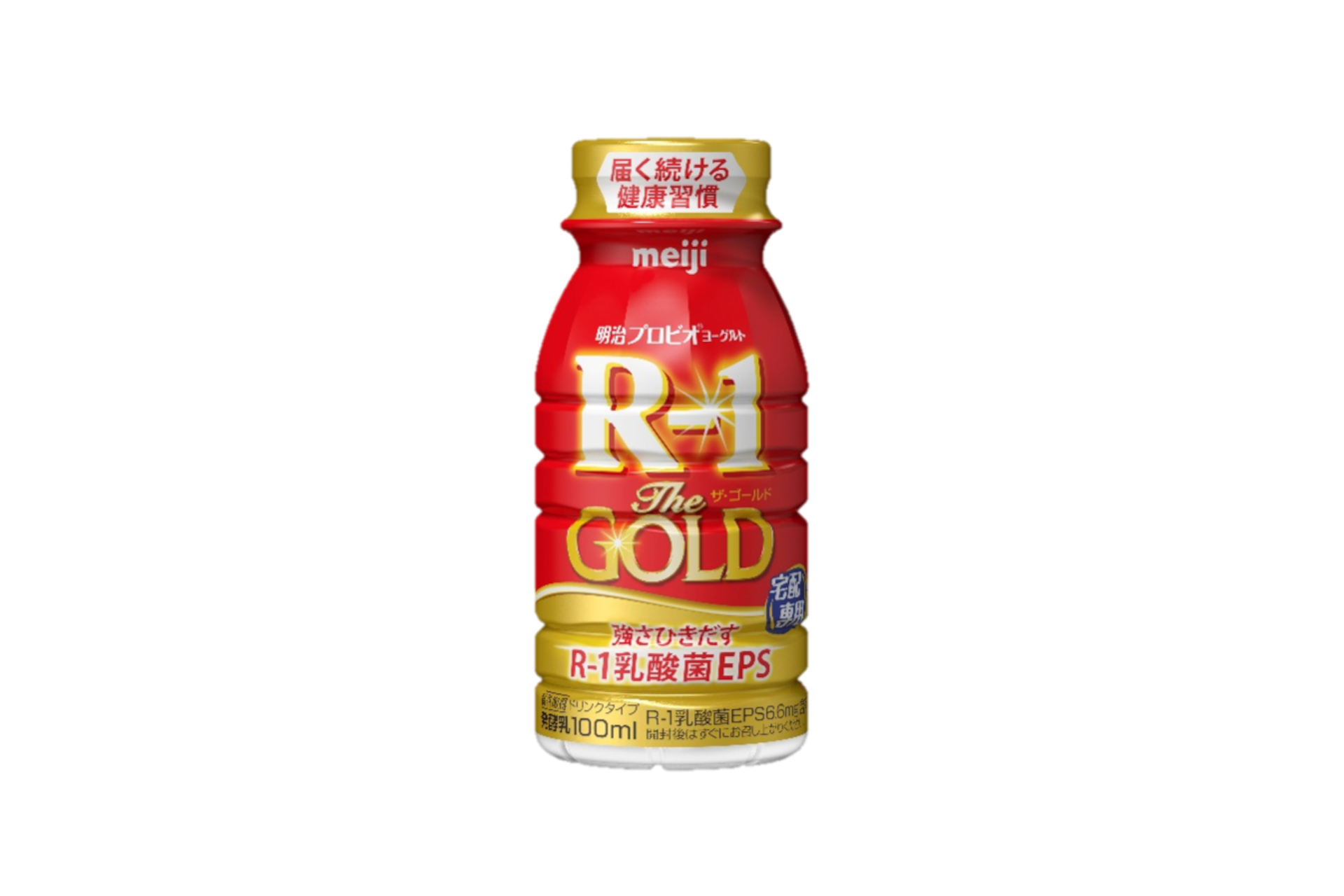 “金のR-1”「明治プロビオヨーグルトR-1ドリンクタイプThe GOLD」が宅配限定で発売 - グルメ Watch